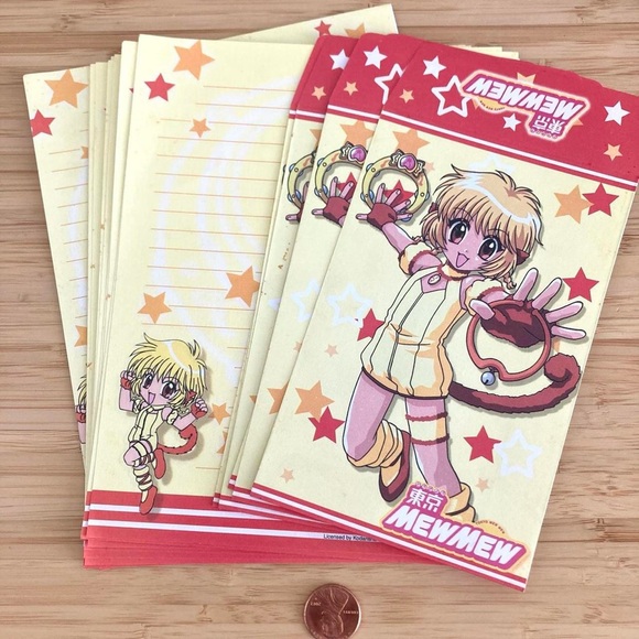Office | Rare Vintage Tokyo Mew Mew Letter Set | Poshmark